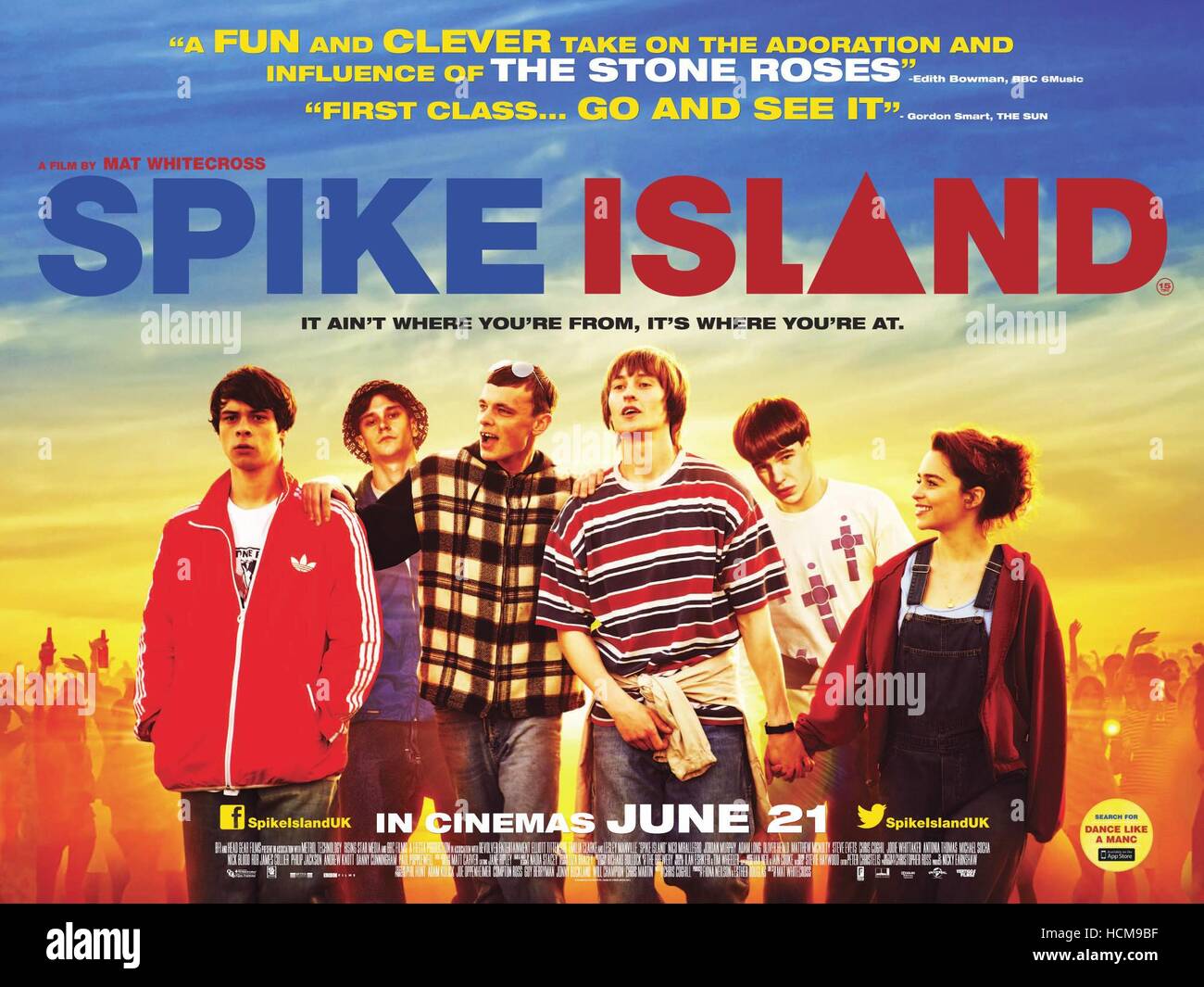 SPIKE ISLAND, British poster art, from left: Nico Mirallegro, Oliver ...