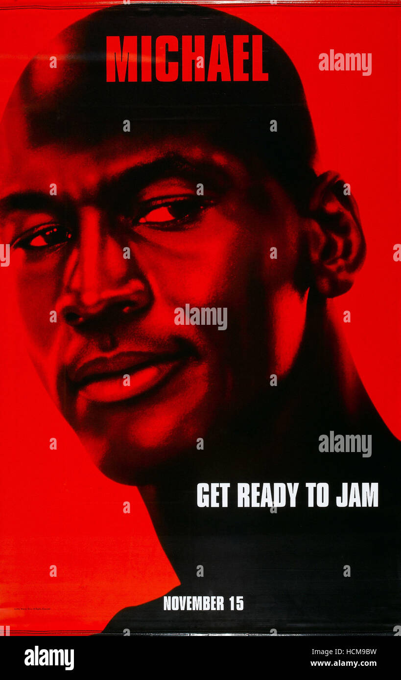 SPACE JAM, US advance poster, Michael Jordan, 1996, © Warner Brothers ...