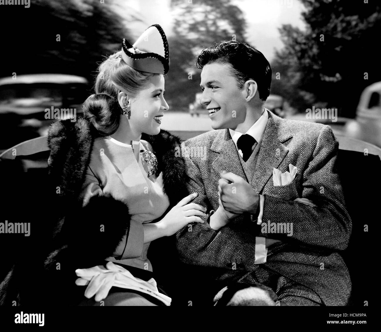 STEP LIVELY, from left: Gloria DeHaven, Frank Sinatra, 1944 Stock Photo ...