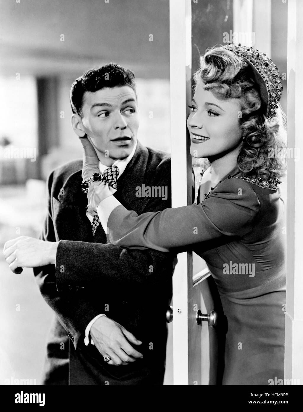 STEP LIVELY, from left: Frank Sinatra, Anne Jeffreys, 1944 Stock Photo ...