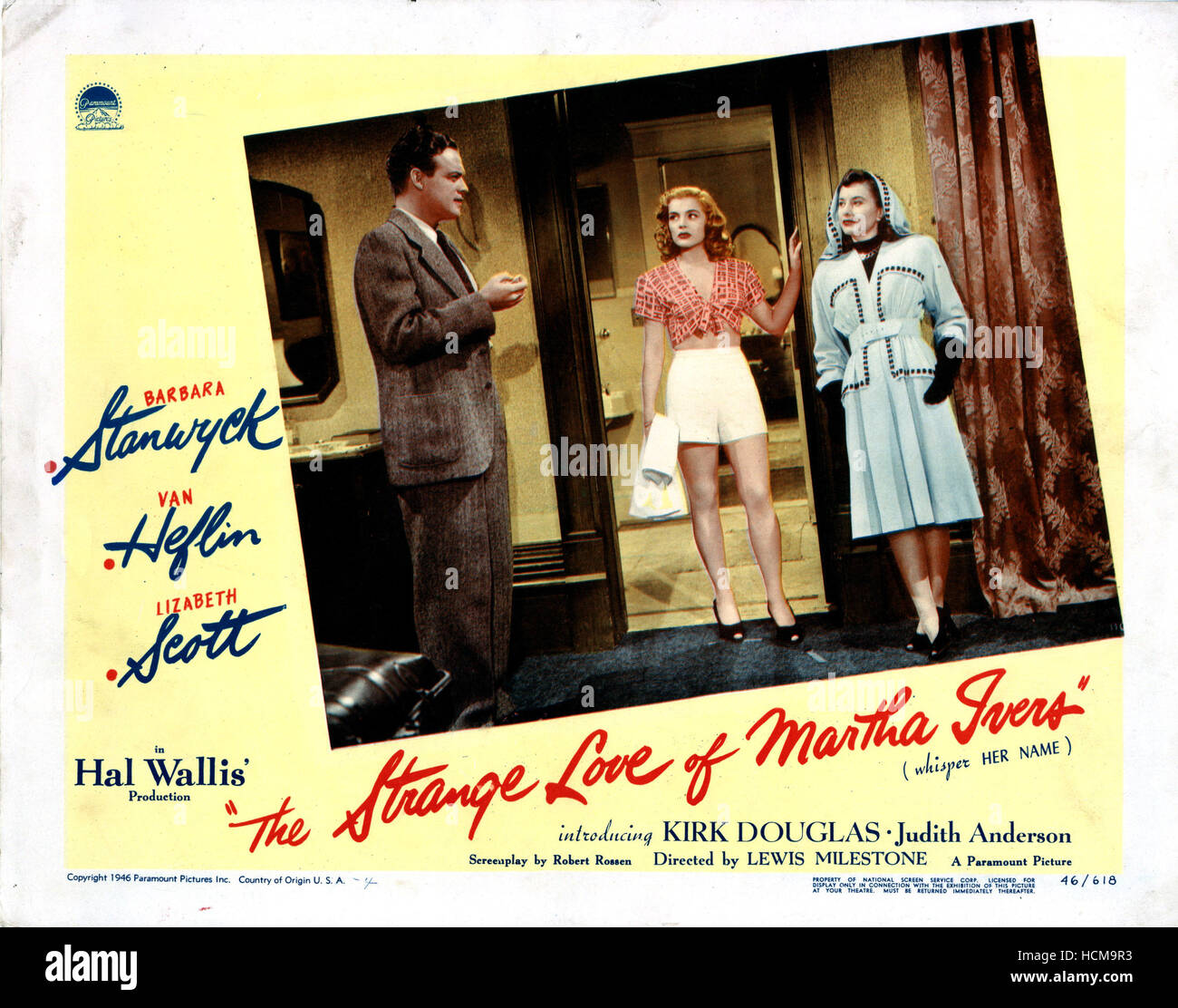THE STRANGE LOVE OF MARTHA IVERS, Van Heflin, Lizabeth Scott, Barbara ...