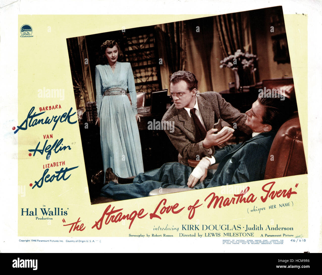 HE STRANGE LOVE OF MARTHA IVERS, Barbara Stanwyck, Van Heflin, Kirk ...