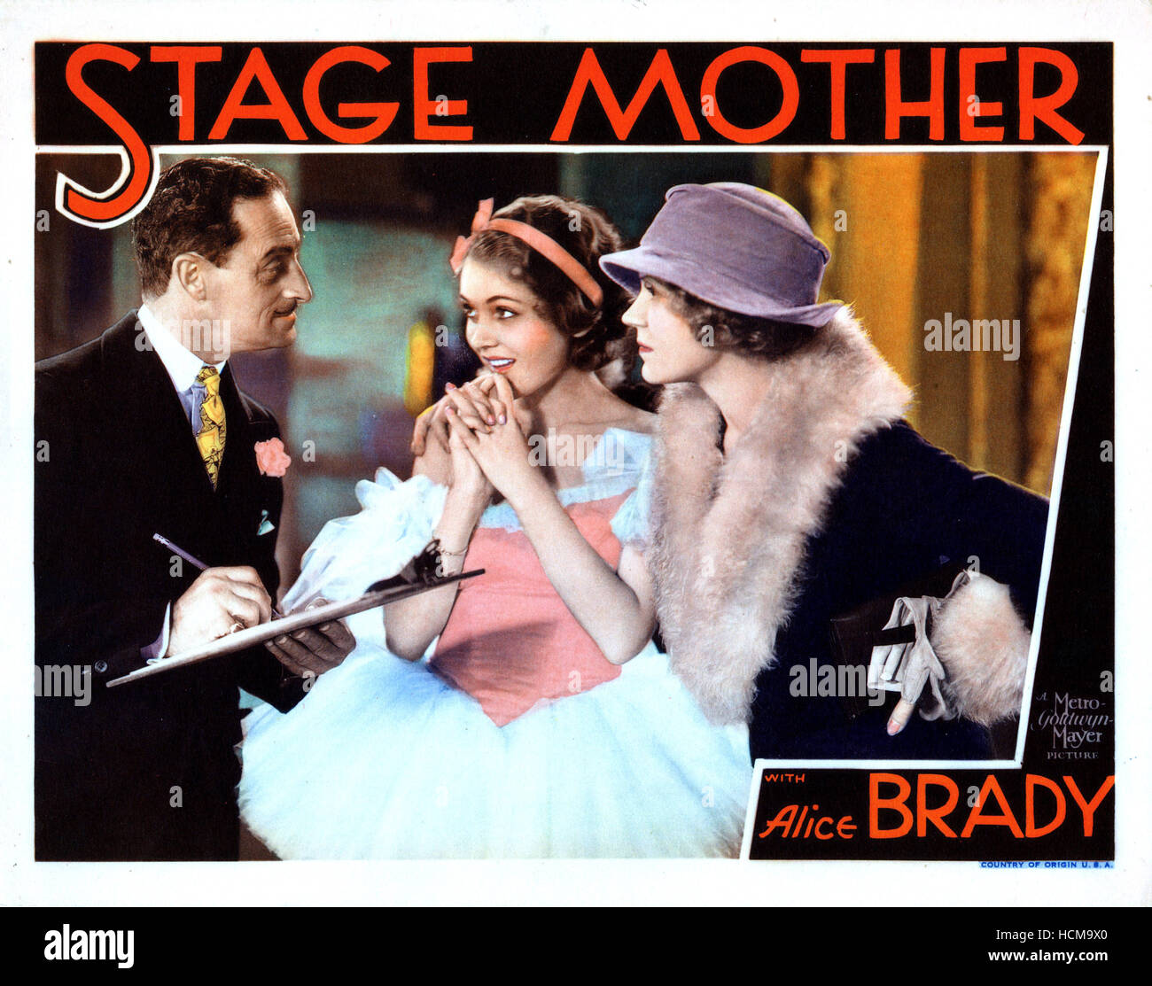STAGE MOTHER, Maureen O'Sullivan, Alice Brady, 1933 Stock Photo - Alamy