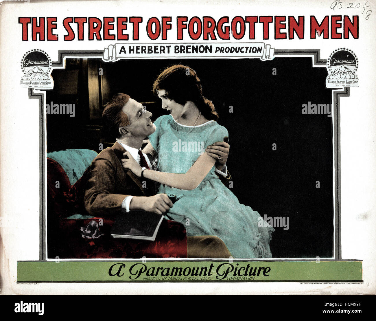 THE STREET OF FORGOTTEN MEN, from left, Percy Marmont, Mary Brian, 1925 ...