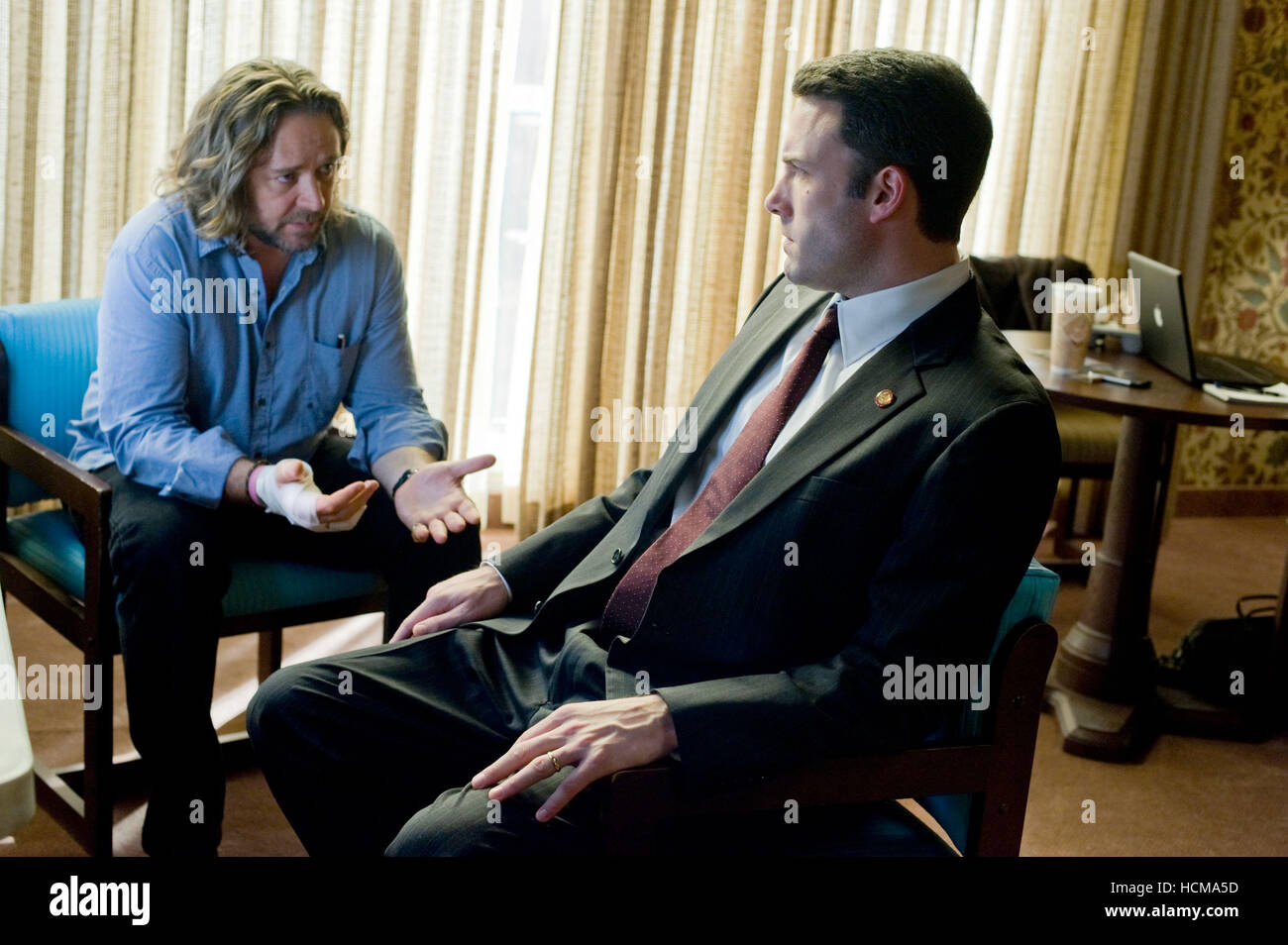 STATE OF PLAY, from left: Russell Crowe, Ben Affleck, 2009. ©Universal ...