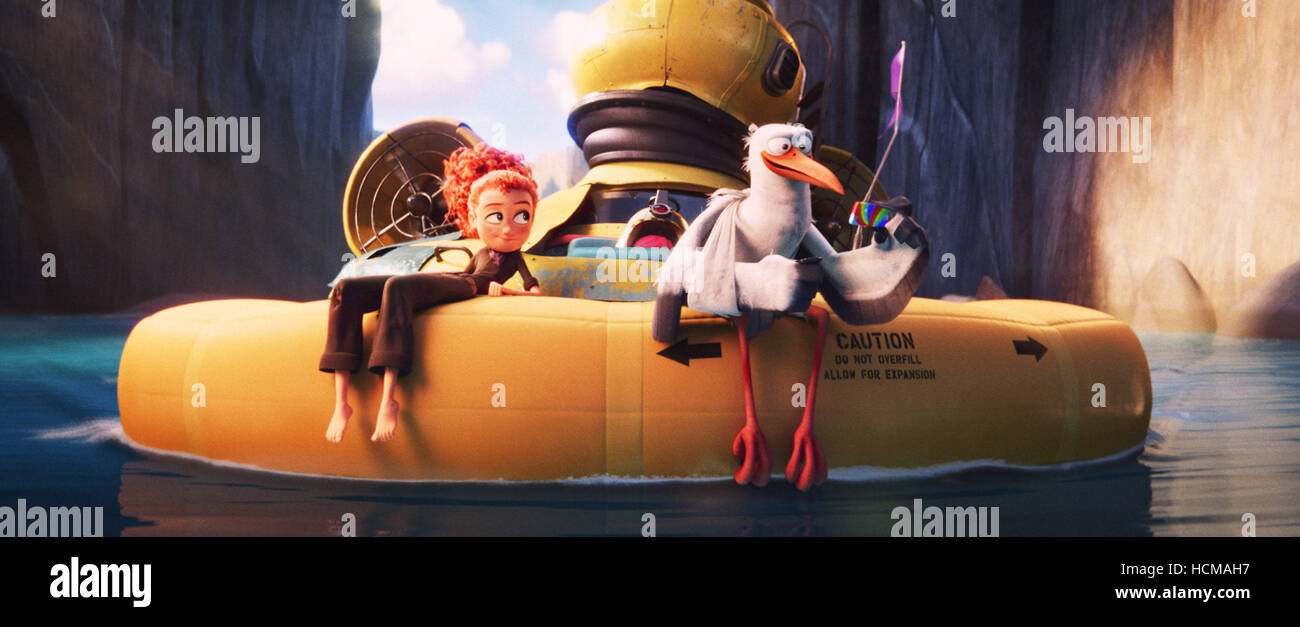 STORKS, from left: Tulip (voice: Katie Crown), Junior (voice: Andy ...