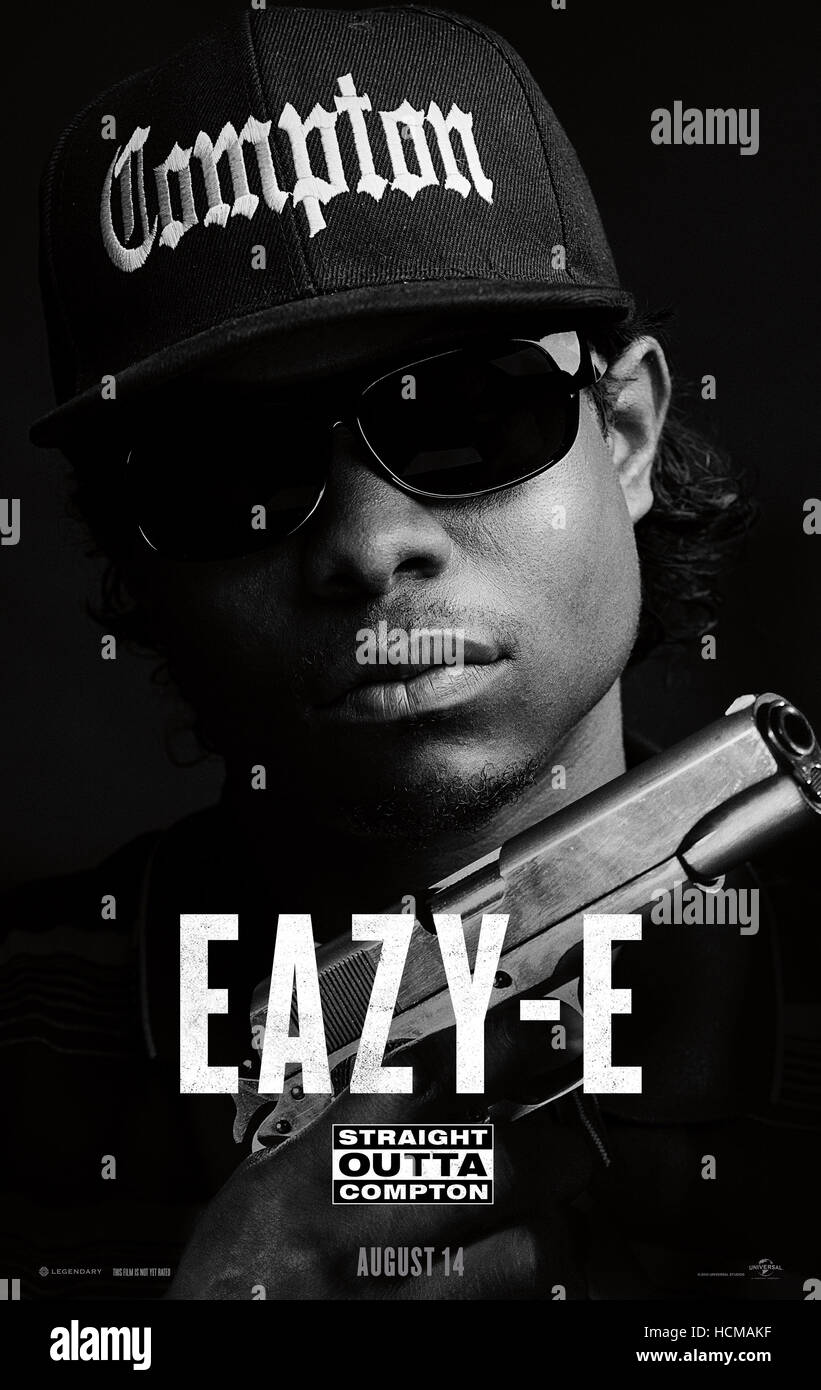 STRAIGHT OUTTA COMPTON, US advance poster, Jason Mitchell, as Eazy-E, 2015. ©Universal Pictures ...
