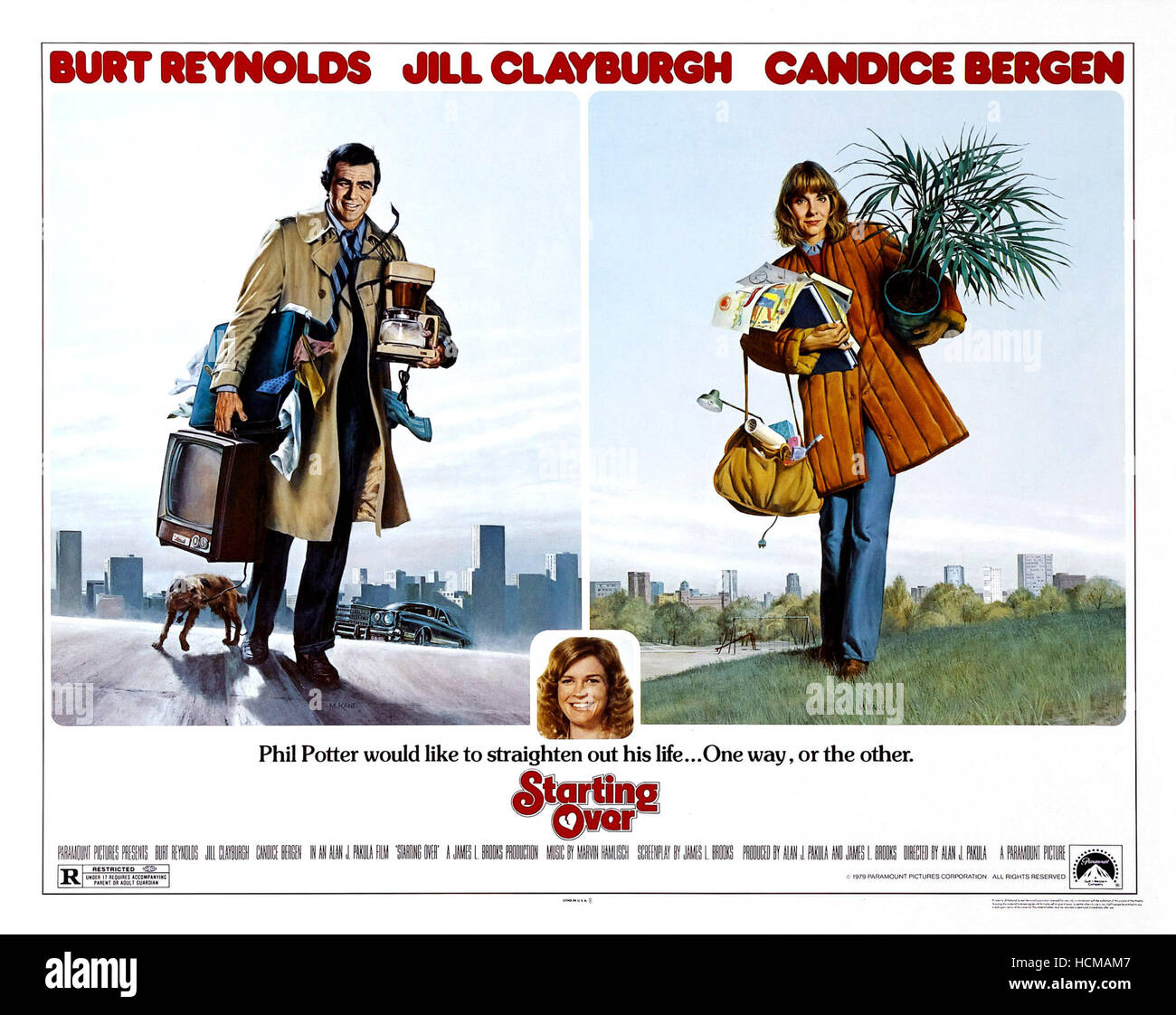 STARTING OVER, (from left): Burt Reynolds, Candice Bergen, Jill ...