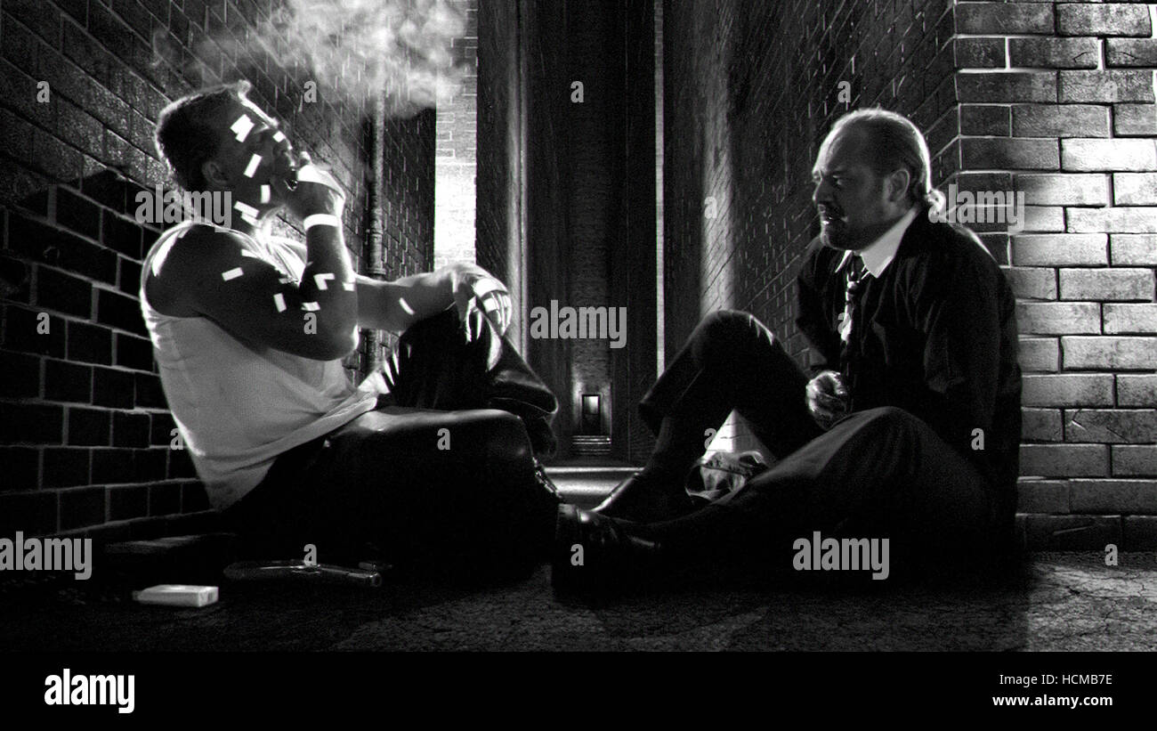 SIN CITY, Mickey Rourke (left), 2005, (c) Dimension Films/courtesy ...
