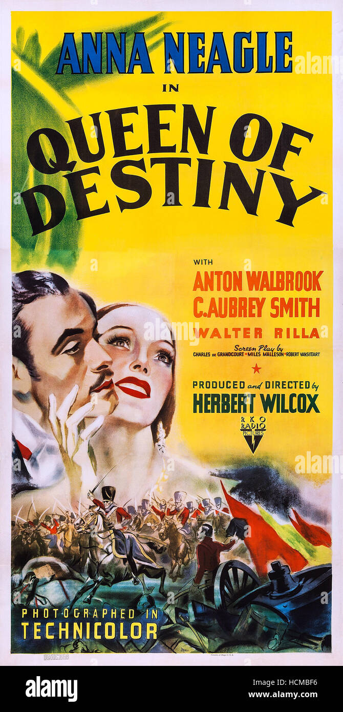SIXTY GLORIOUS YEARS, (aka, QUEEN OF DESTINY), US poster art, from left ...