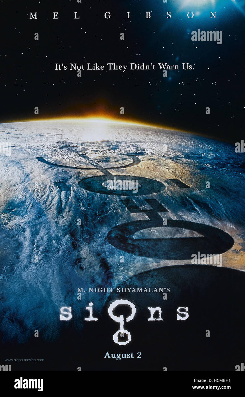SIGNS, US poster, 2002, © Buena Vista/courtesy Everett Collection Stock ...