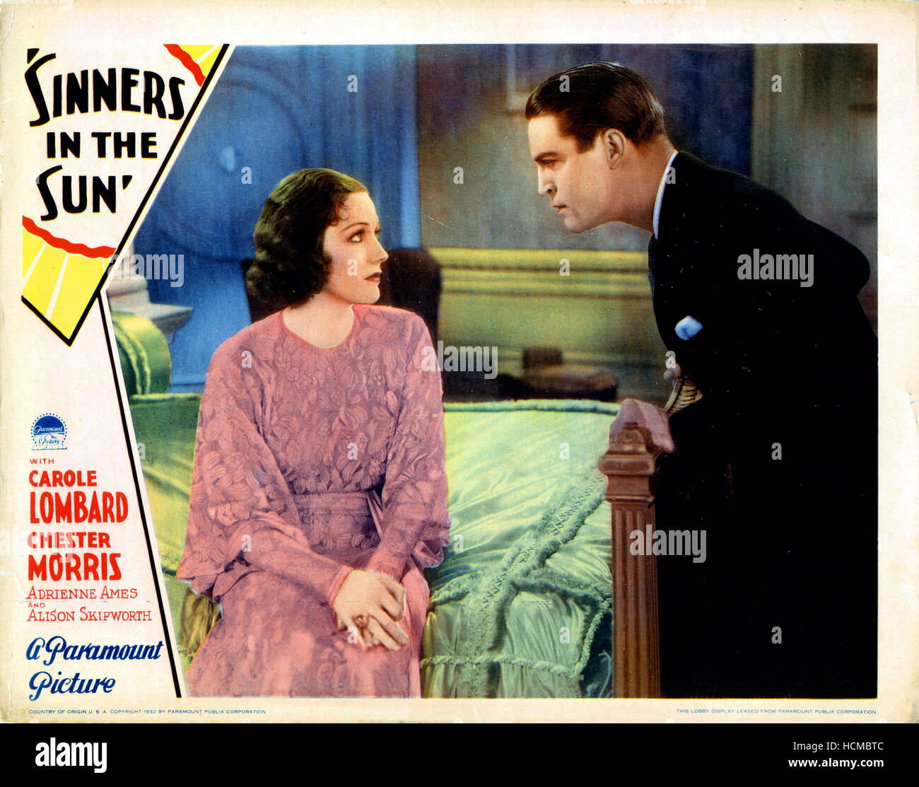 SINNERS IN THE SUN, from left, Adrienne Ames, Chester Morris, 1932 ...
