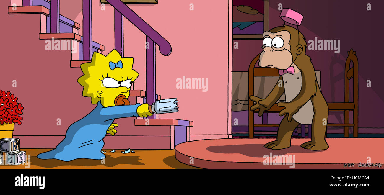 THE SIMPSONS MOVIE, Maggie Simpson (left), 2007, TM & copyright ©20th ...