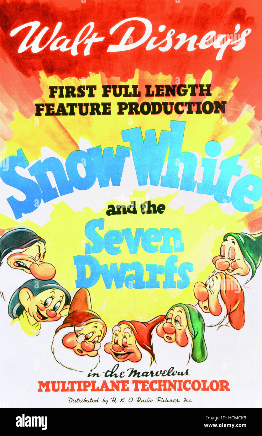 Snow White And The Seven Dwarfs Grumpy Dopey Doc Happy Sleepy