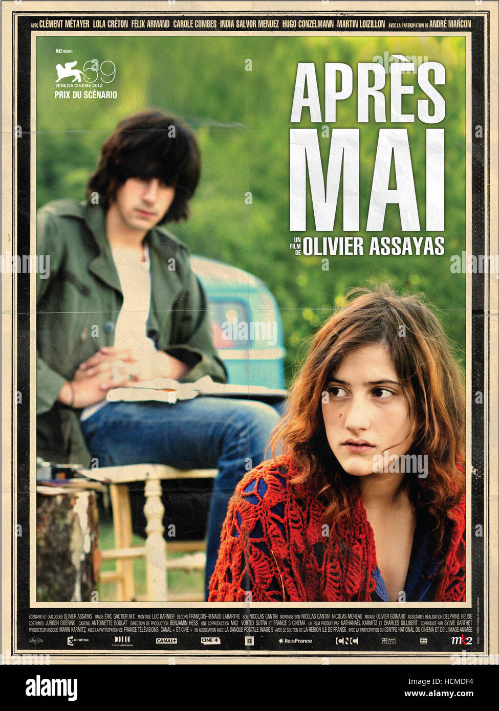 SOMETHING IN THE AIR, (aka APRES MAI), French poster art, from left ...