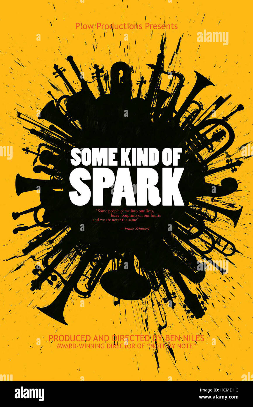 SOME KIND OF SPARK, festival poster, 2014 Stock Photo - Alamy