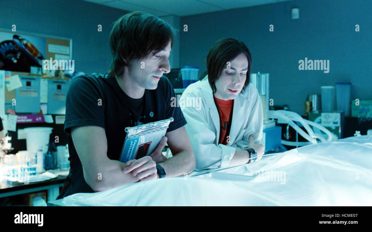 SPLICE, from left: Adrien Brody, Brandon McGibbon, 2009. ©Warner Bros ...