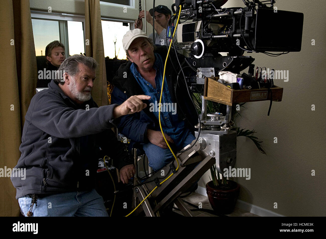 THE SPY NEXT DOOR, cinematographer Dean Cundey (beard, pointing), on ...