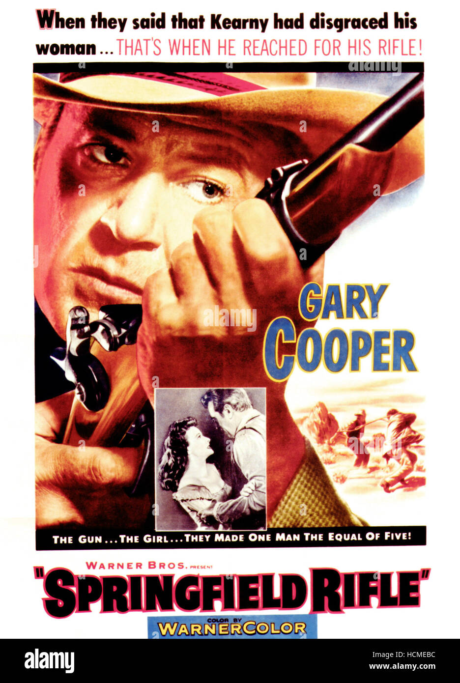 SPRINGFIELD RIFLE, from left: Gary Cooper, Phyllis Thaxter, Gary Cooper ...