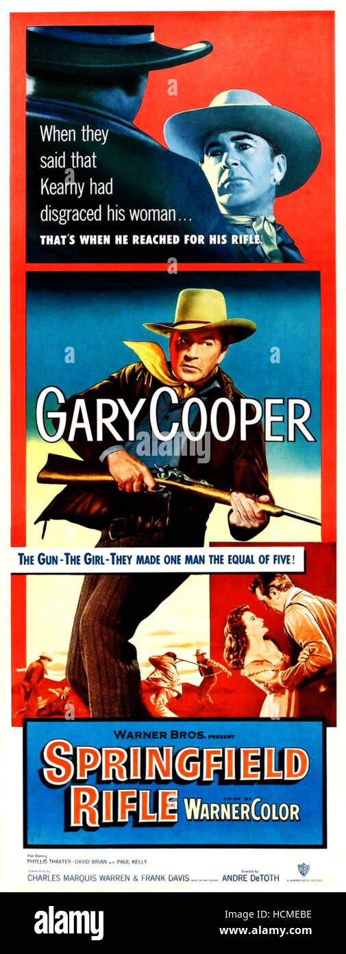 SPRINGFIELD RIFLE, Gary Cooper, 1952 Stock Photo - Alamy