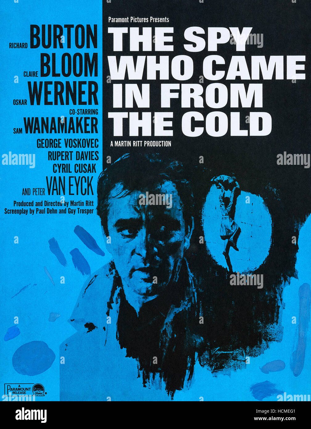 THE SPY WHO CAME IN FROM THE COLD, Richard Burton on poster art, 1965 Stock Photo - Alamy