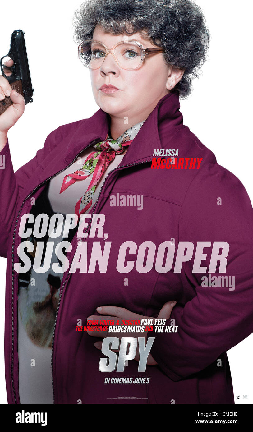 SPY, British poster art, Melissa McCarthy, 2015. TM and Copyright ©20th ...