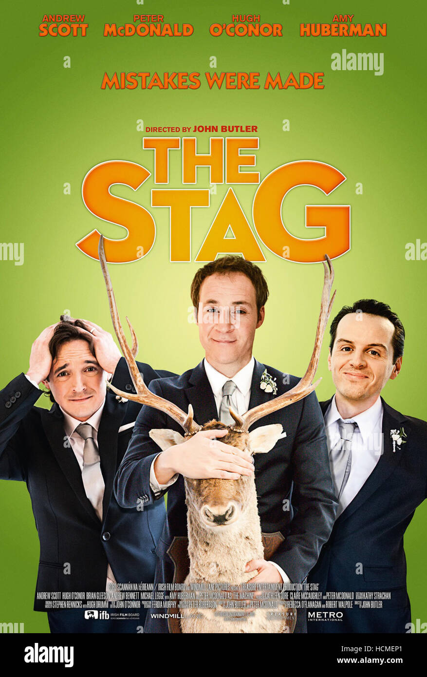 THE BACHELOR WEEKEND, (aka THE STAG), international poster, from left ...