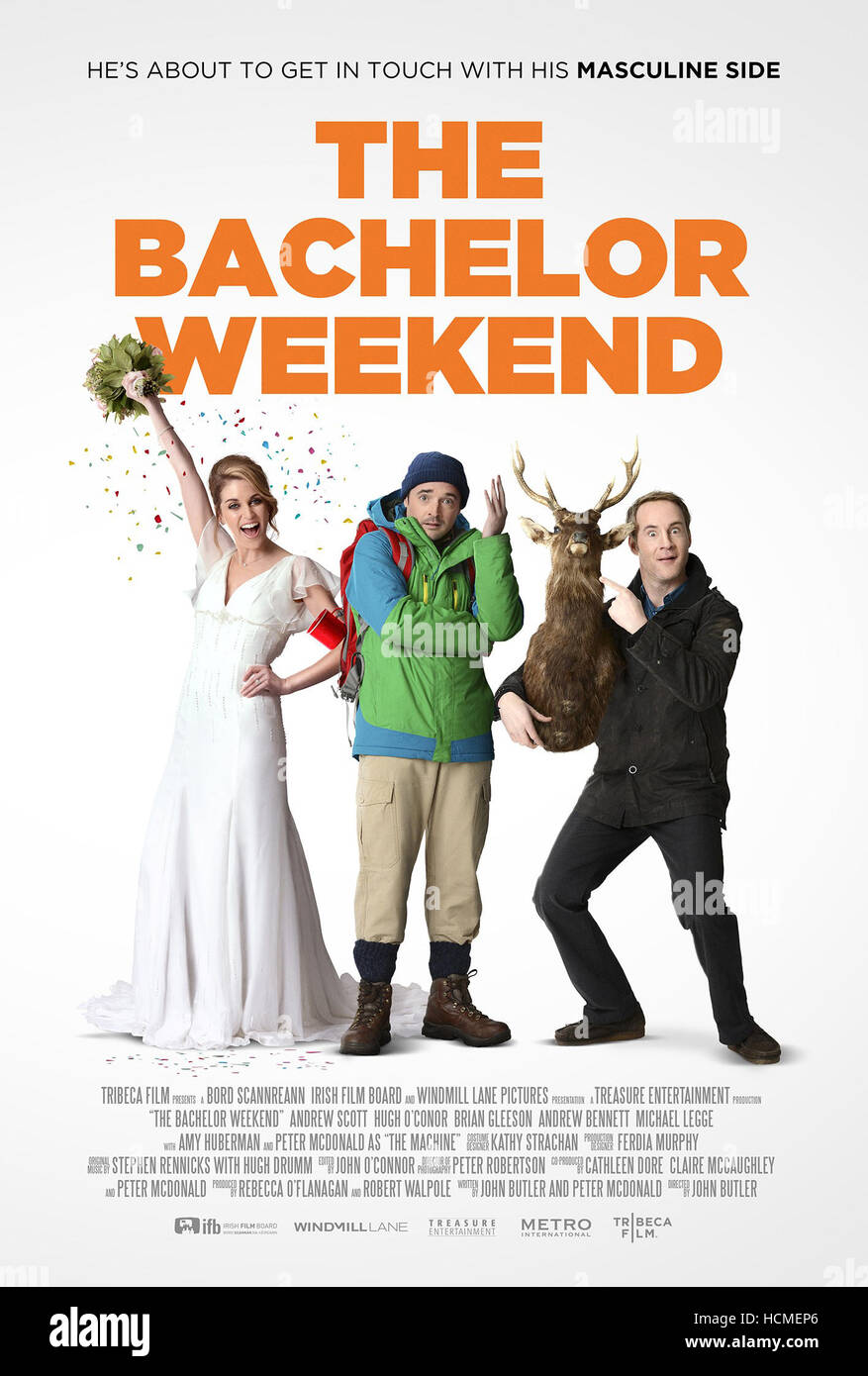 THE BACHELOR WEEKEND, (aka THE STAG), US poster, from left: Amy ...