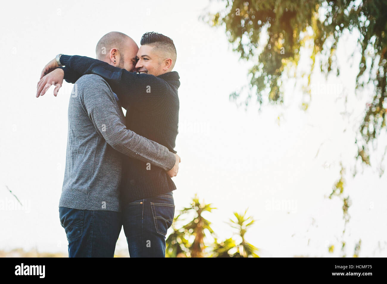 couple gives a hug Stock Photo - Alamy