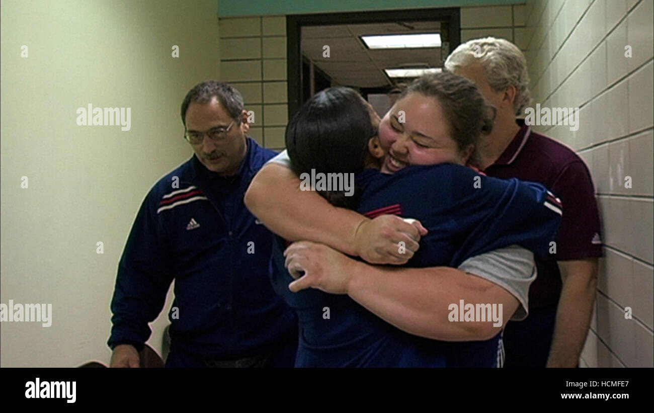 STRONG!, Cheryl Haworth (smiling, back) hugging Cara Heads (front ...