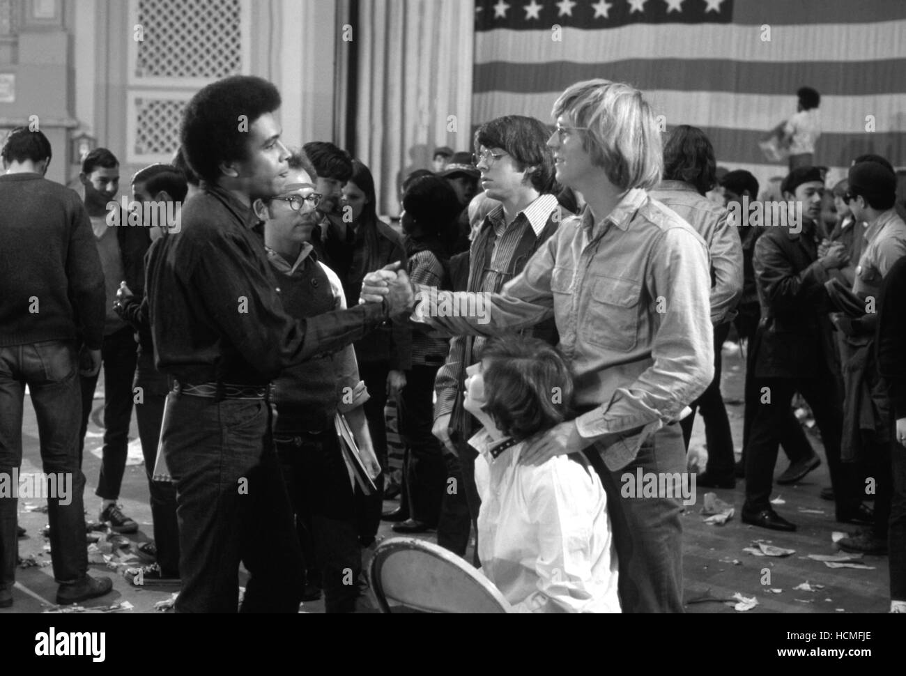 THE STRAWBERRY STATEMENT, shaking hands from left: Booker Bradshaw ...