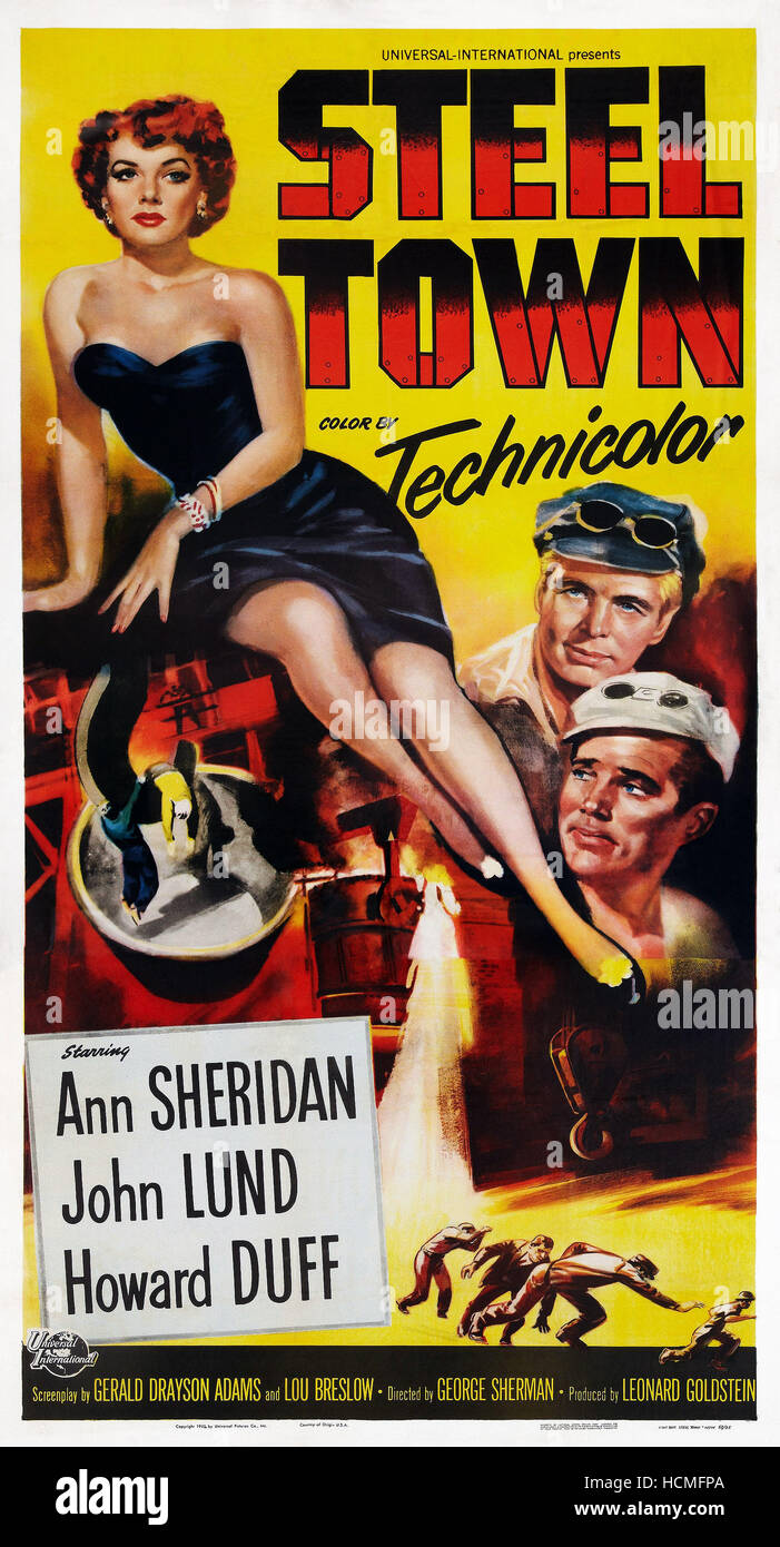 STEEL TOWN, US poster art, from left: Ann Sheridan, John Lund, Howard ...