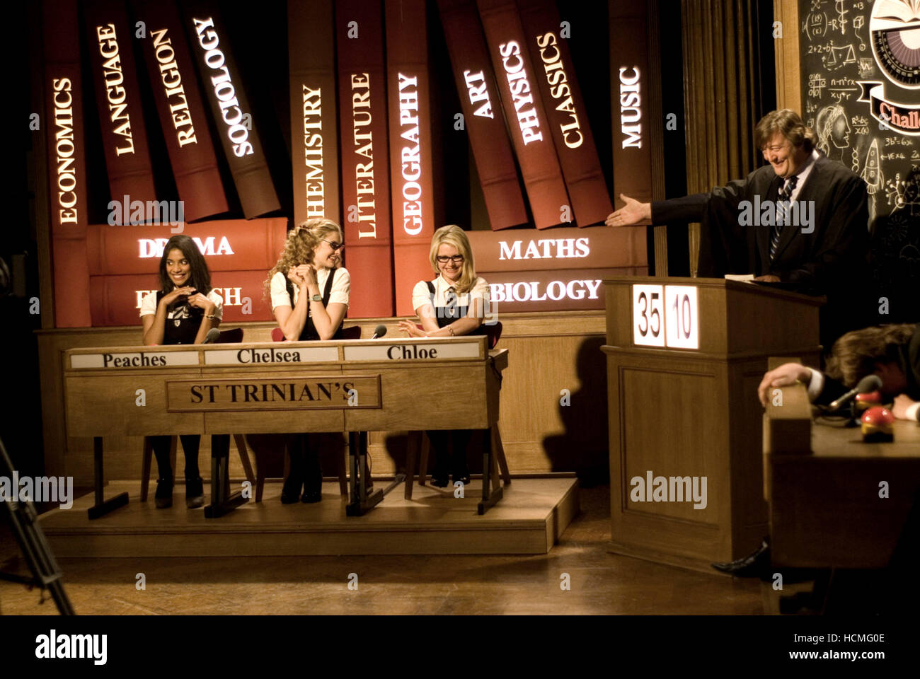 ST. TRINIAN'S, from left: Amara Karan, Tamsin Egerton, Antonia Bernath ...