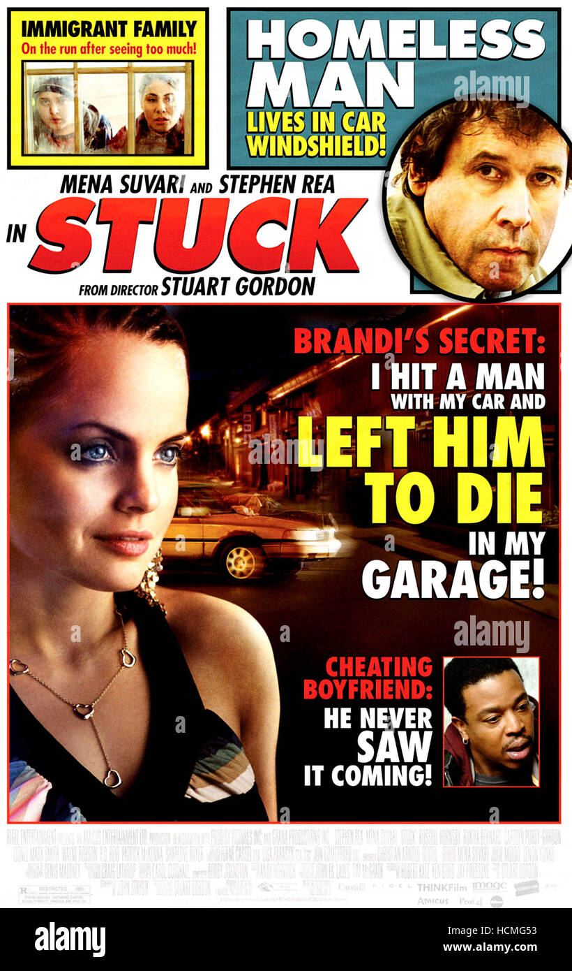 STUCK, Mena Suvari (bottom left), Stephen Rea (top right), Russell ...