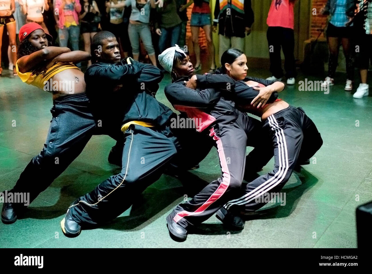 STEP UP 2: THE STREETS, from left: Ebone Johnson, Black Thomas, Telisha Shaw, Danielle Polanco ...