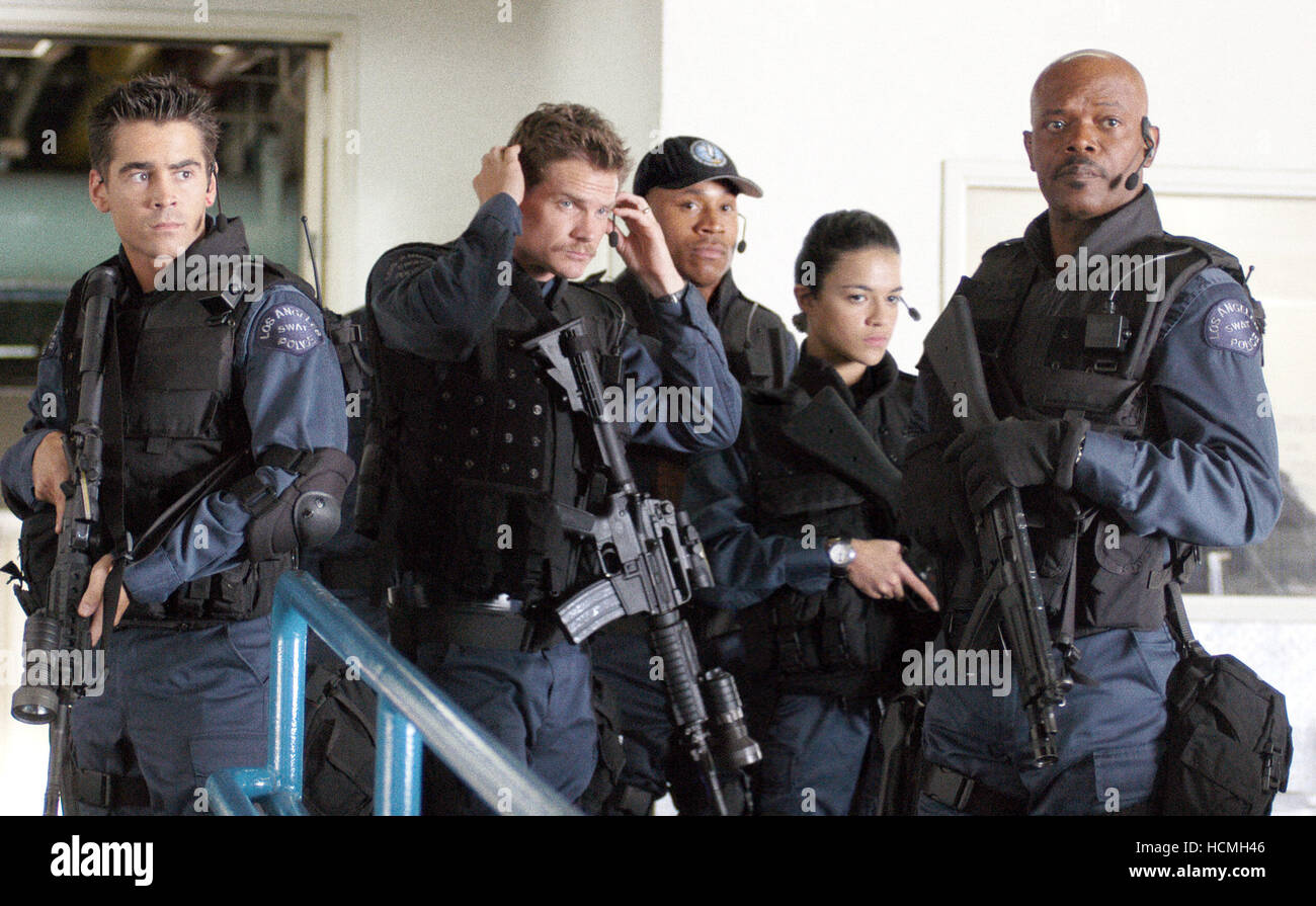 S.W.A.T., Colin Farrell, Brian Van Holt, LL Cool J, Michelle Rodriguez ...