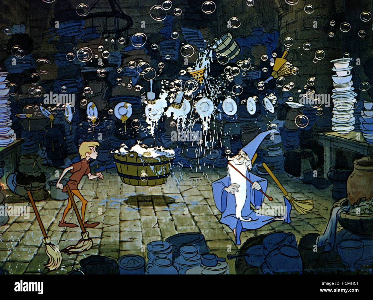 THE SWORD IN THE STONE, from left: King Arthur (aka Wart), Merlin, 1963 ...