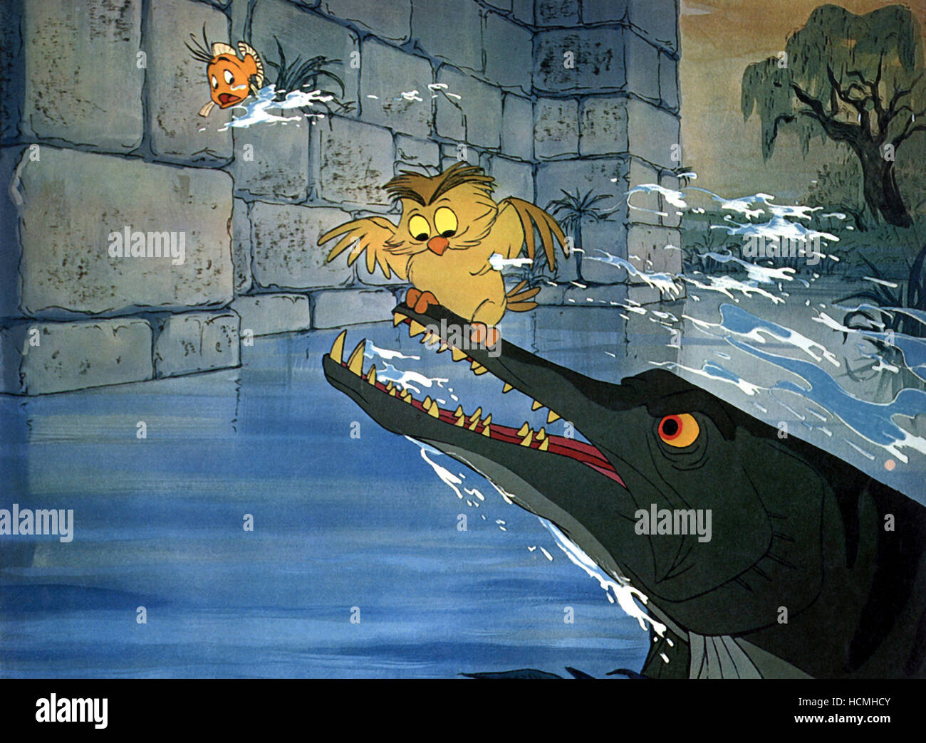 THE SWORD IN THE STONE, King Arthur (aka Wart) as a fish, Archimedes ...