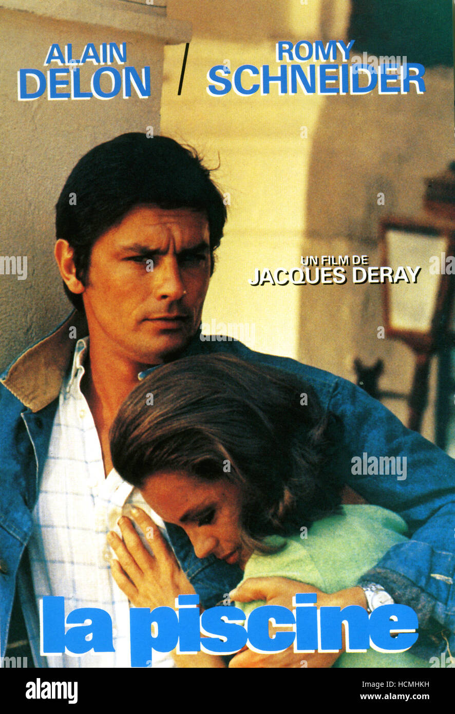 THE SWIMMING POOL (LA PISCINE), Alain Delon, Romy Schneider, 1969 Stock ...