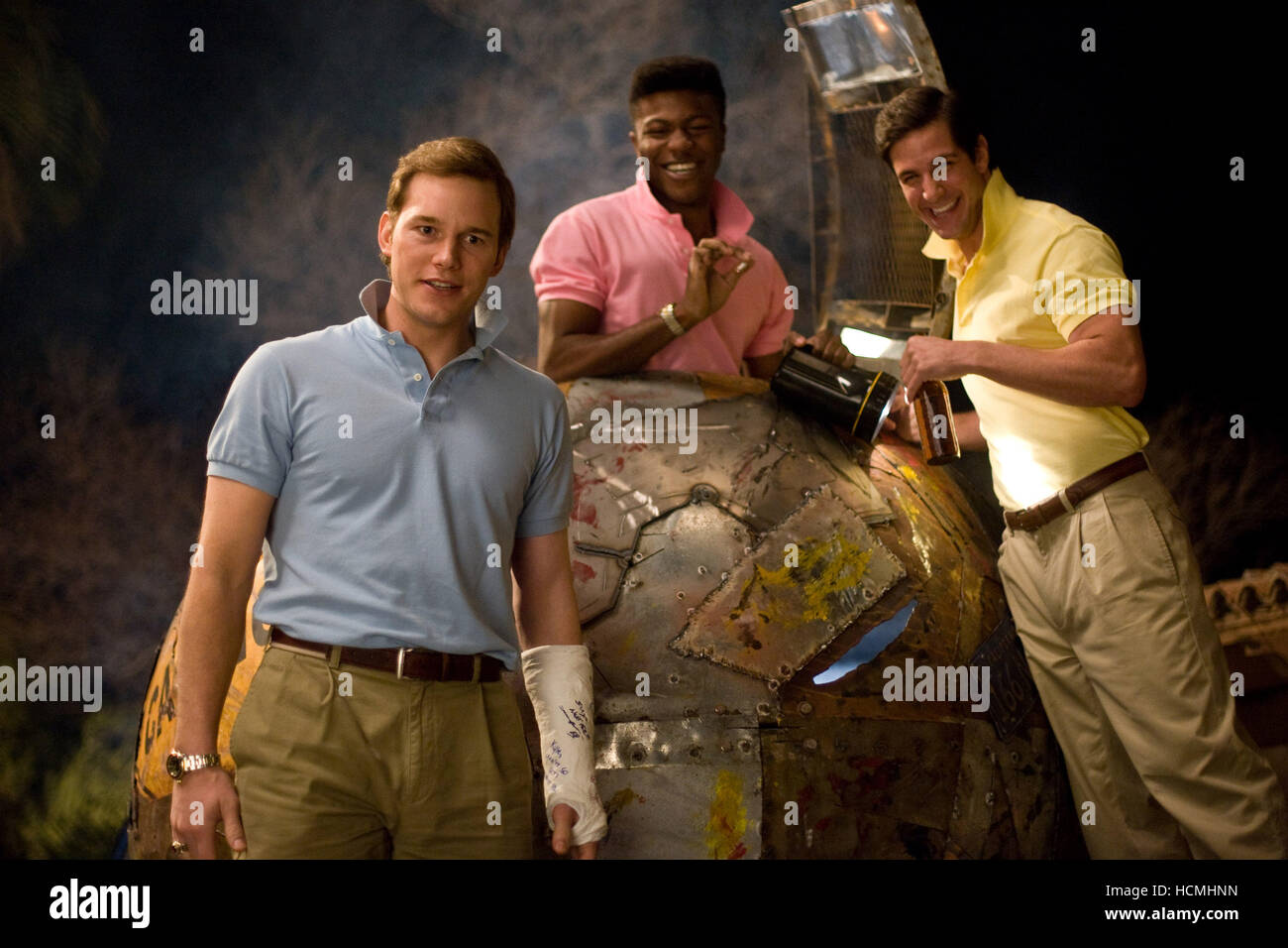 TAKE ME HOME TONIGHT, from left: Chris Pratt, Bruce Nelson, Garret ...
