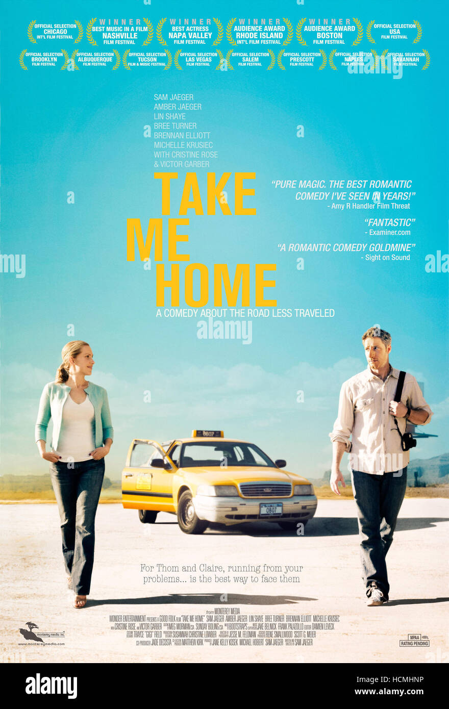 TAKE ME HOME, US poster art, from left: Amber Jaeger, Sam Jaeger, 2011 ...