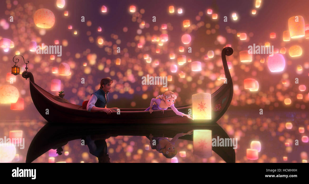 TANGLED, from left: Flynn Rider (voice: Zachary Levi), Rapunzel (voice ...