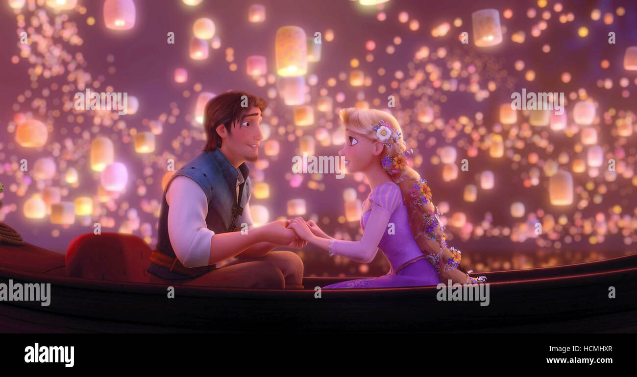 TANGLED, from left: Flynn Rider (voice: Zachary Levi), Rapunzel (voice ...