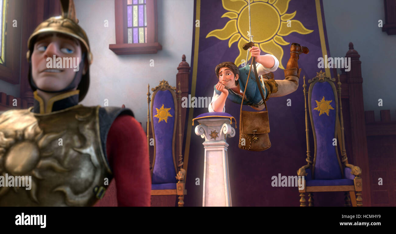 TANGLED, right: Flynn Rider (voice: Zachary Levi), 2010, ©Walt Disney ...