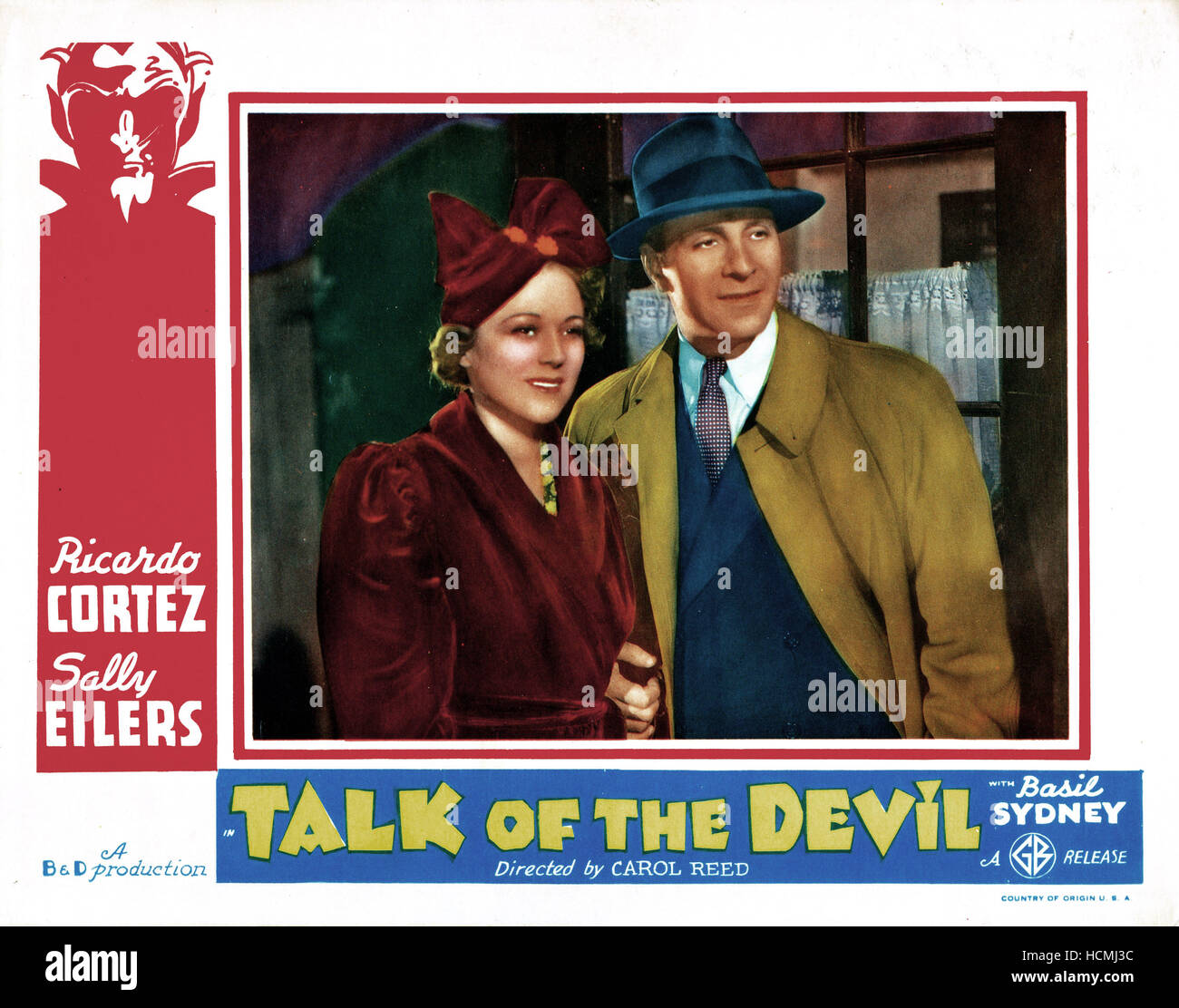 TALK OF THE DEVIL, from left, Sally Eilers, Ricardo Cortez, 1936 Stock Photo - Alamy
