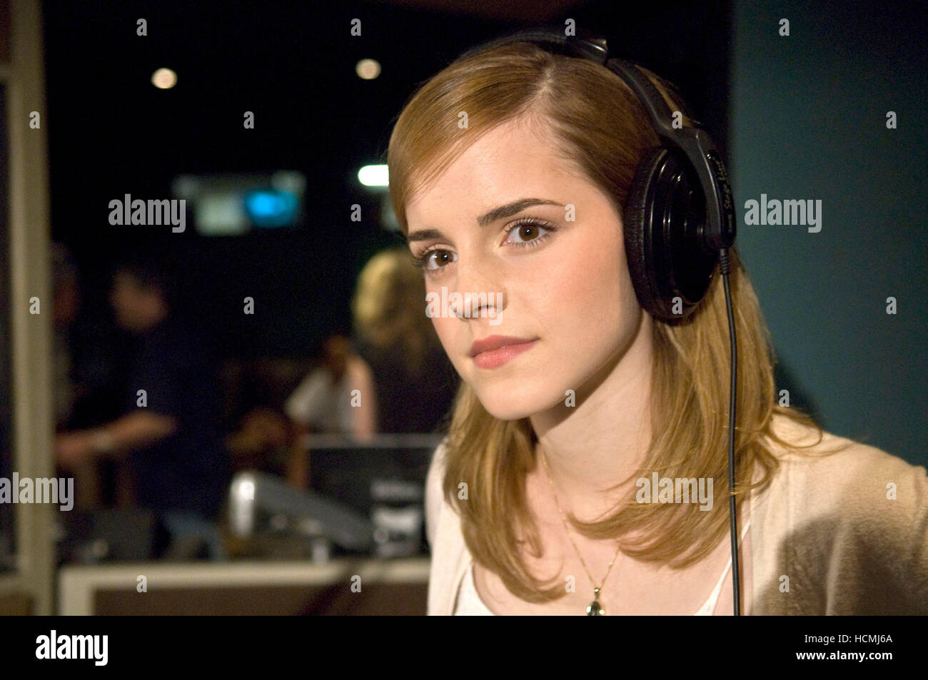 THE TALE OF DESPEREAUX, Emma Watson, voice of Princess Pea, on set ...