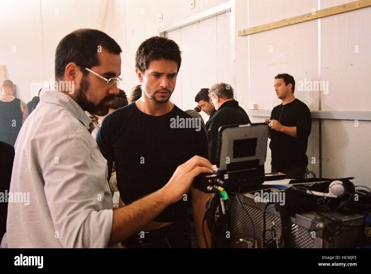 THE TATTOOIST, director Peter Burger, Jason Behr, on set, 2007. ©Buena ...