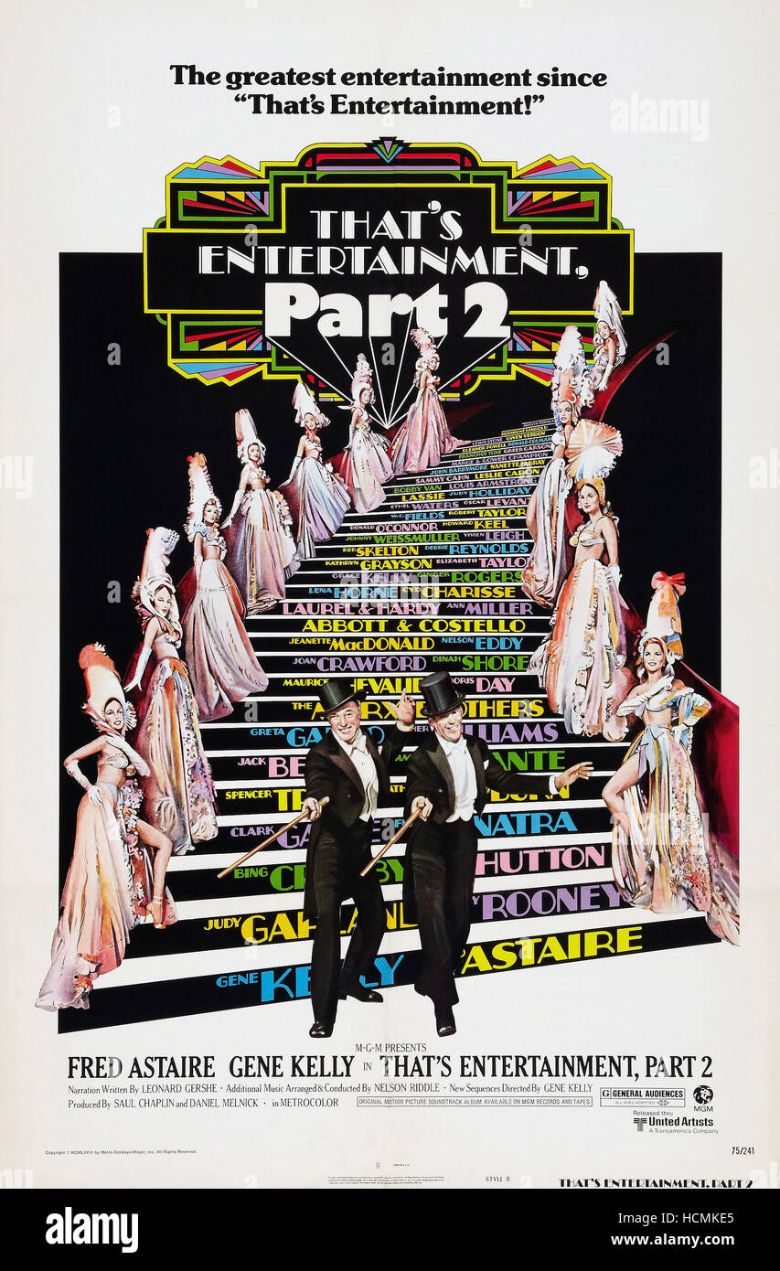 THAT'S ENTERTAINMENT, PART II, (aka THAT'S ENTERTAINMENT, PART 2), US ...