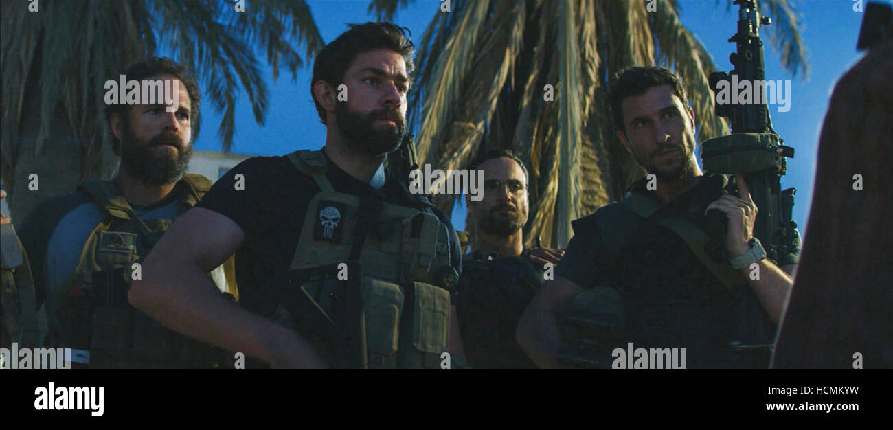 13 HOURS: THE SECRET SOLDIERS OF BENGHAZI, from left: David Denman ...