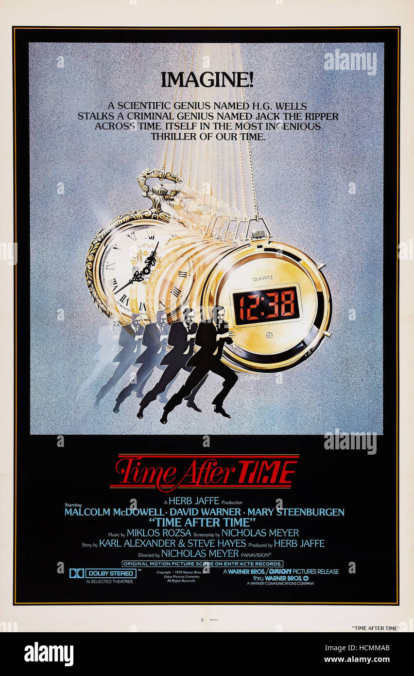 TIME AFTER TIME, US poster art, 1979 ©Warner Brothers/courtesy Everett ...